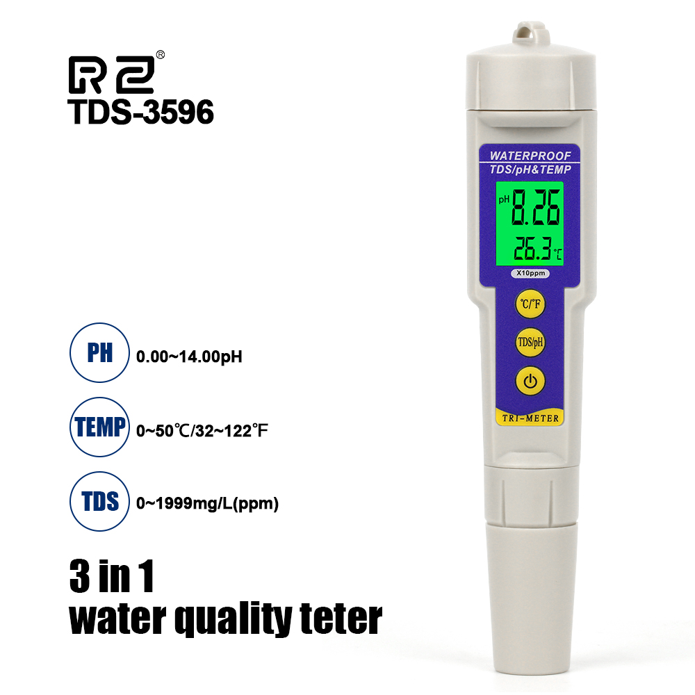 RZ PH Meter TDS Monitor With Temperature Meter Dig... – Vicedeal