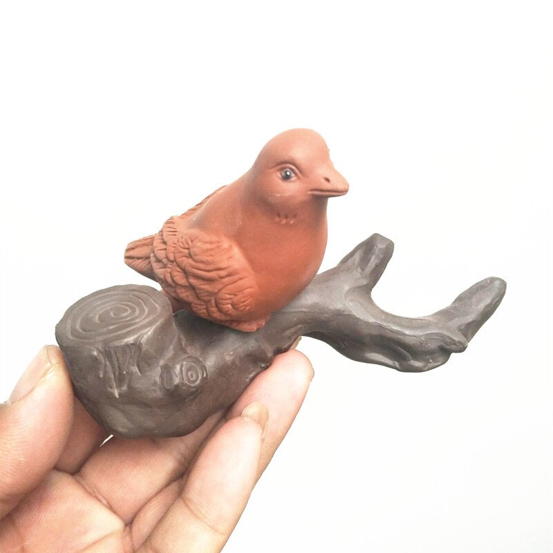 Nytårnyt 1 styk lilla ler fugl maskot te kæledyr t... – Grandado