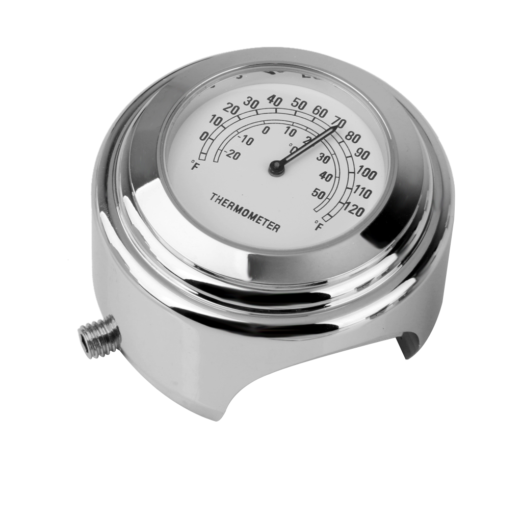 7/8" 1" Handlebar Dial Clock & Temp ... – Grandado