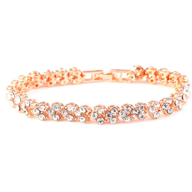Single Row Rhinestone Bracelet For Female Charm Ro... – Vicedeal
