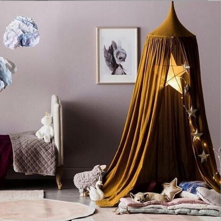 canopy bed Tent kids Crib Netting Palace Children ... – Grandado