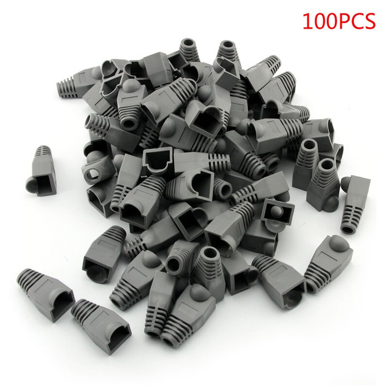 100Pcs RJ45 Cable Protector Cord Durable Solid Col... – Grandado