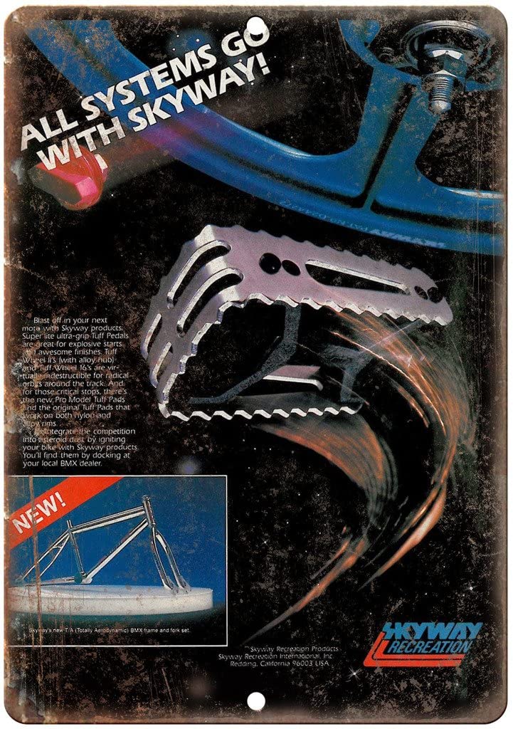 Skyway Recreatie Bmx Racing Tin Teken Kunst Wandde... – Grandado