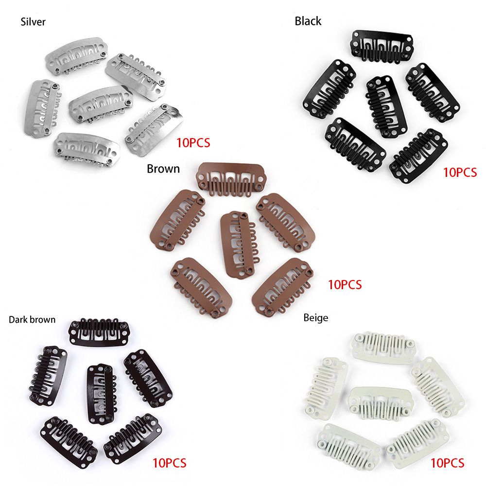 U Shape Wigs Snap Clips HairStyling Metal Pin Iron... – Grandado