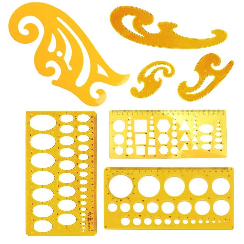 7 Architecture Drawing Templates French Curve Rule... – Grandado