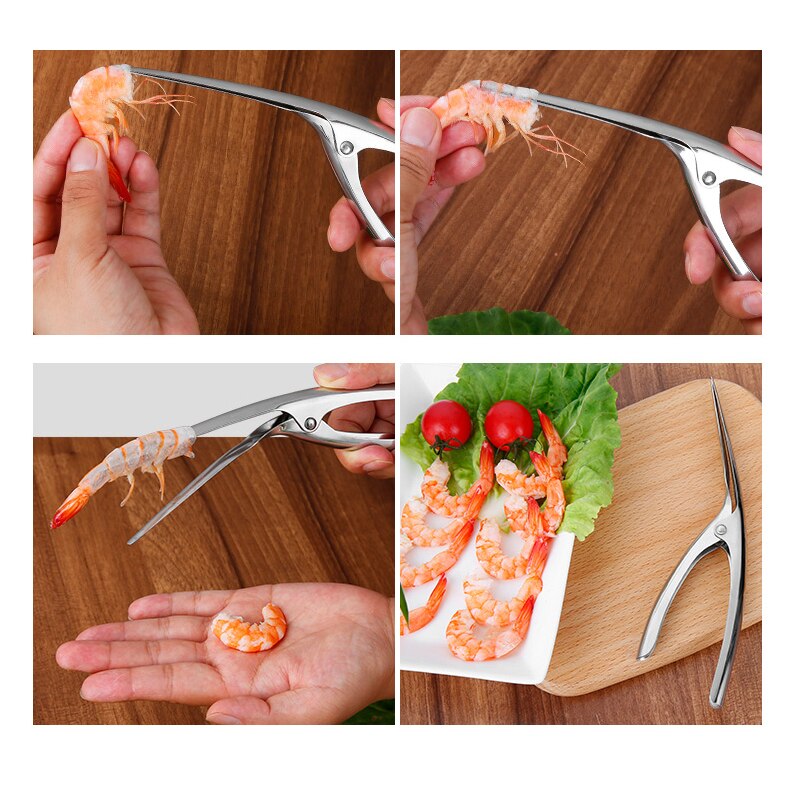 Prawn Peeler Portable Seafood Tool Stainless Steel... – Vicedeal
