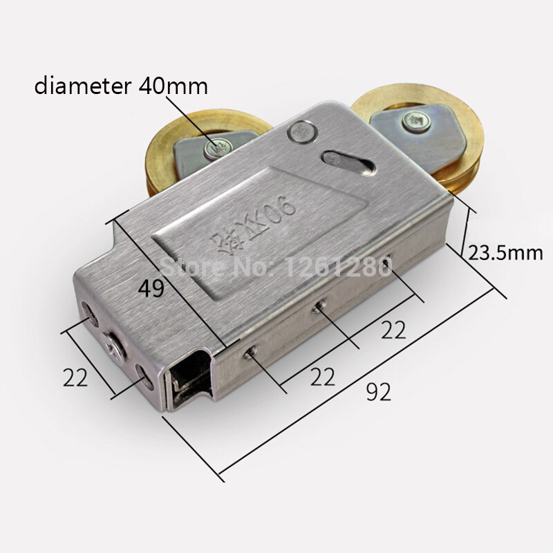 90-Type Sliding Door Plastic Steel Window Pulley A... – Grandado