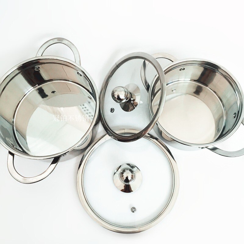 Stainless steel single pot one person one pot soup... – Grandado