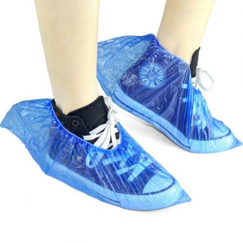 100Pcs Non-Slip Plastic Disposable Shoe Covers Cle... – Vicedeal