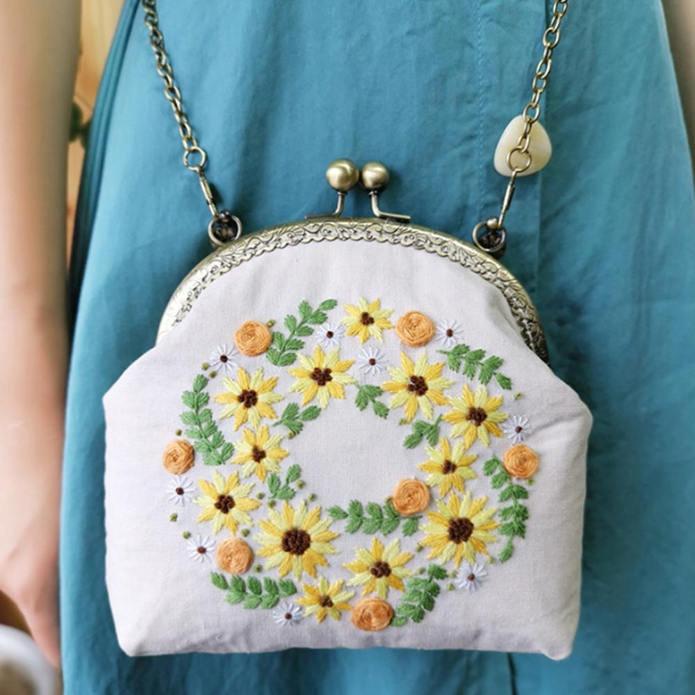 DIY Embroidery HandBag Handcraft Needlework Cross ... – Grandado