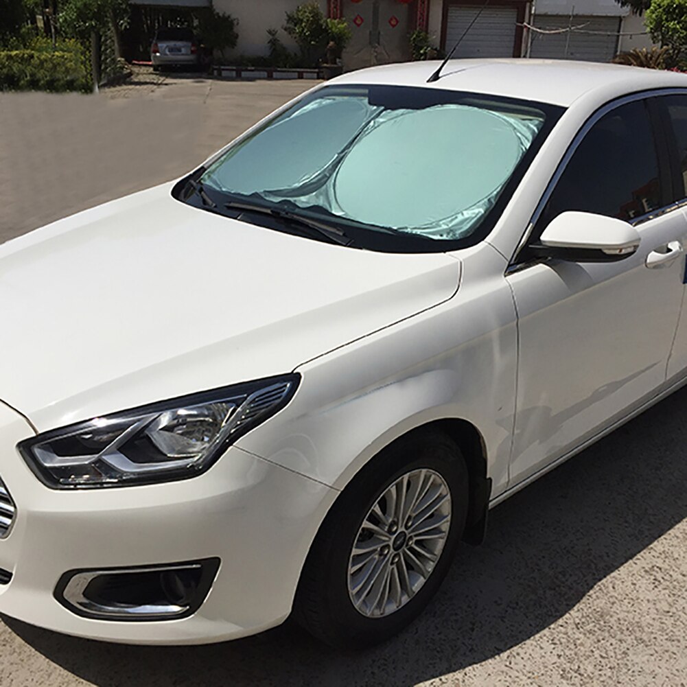 Car Windshield Sun Shade Visor Shield Dual Circle ... – Vicedeal