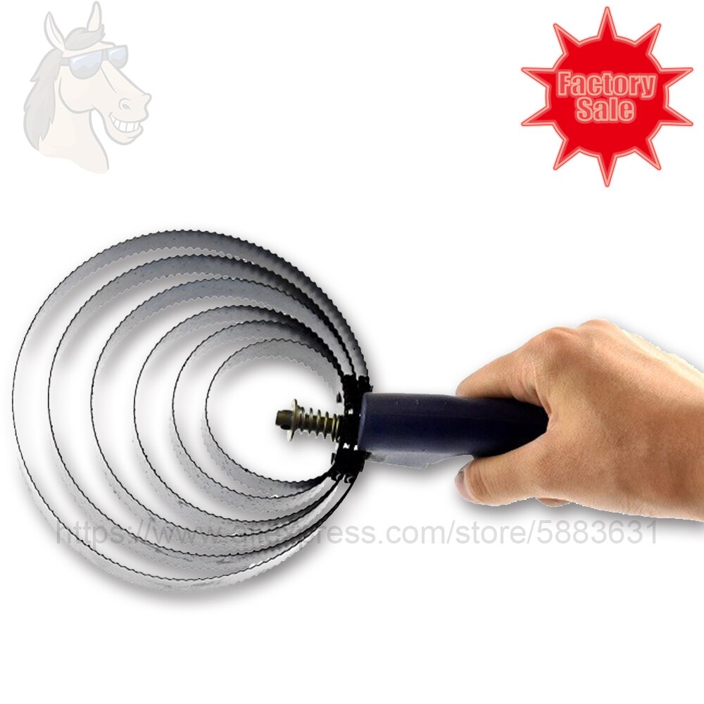 77 4006 Reversible metal curry comb 6-rows spiral ... – Vicedeal