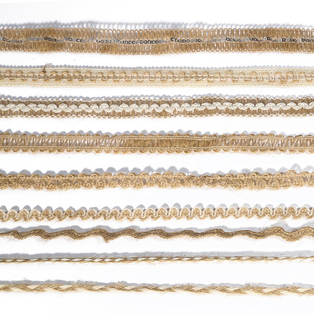 5M Vintage Natural Hessian Jute Twine Rope Wedding... – Grandado