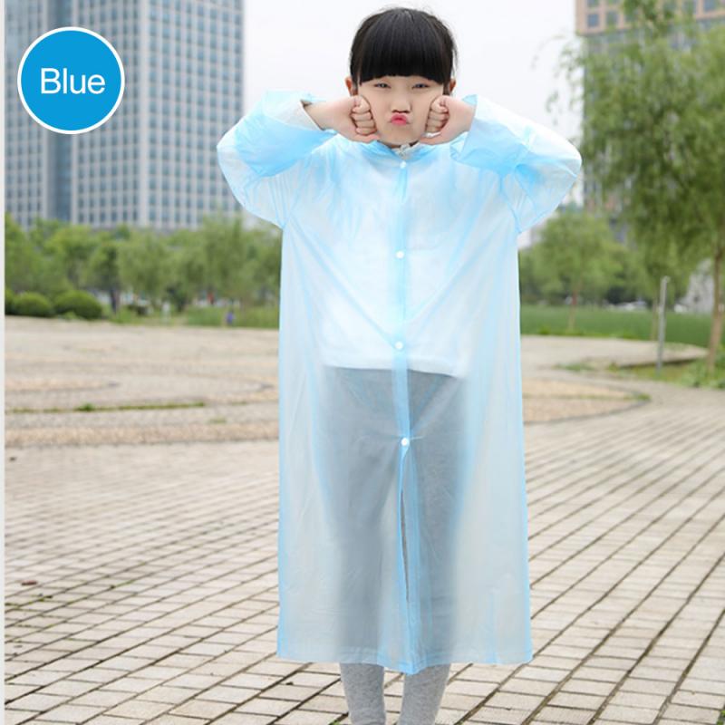 1PC PVC Transparent Frosted Child Raincoat Girl An... – Vicedeal