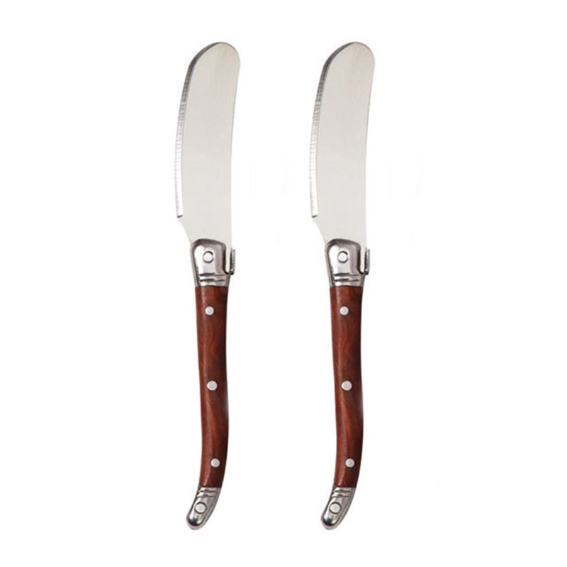 13ME Blade Stainless Steel Spreader Knife with Woo... – Vicedeal