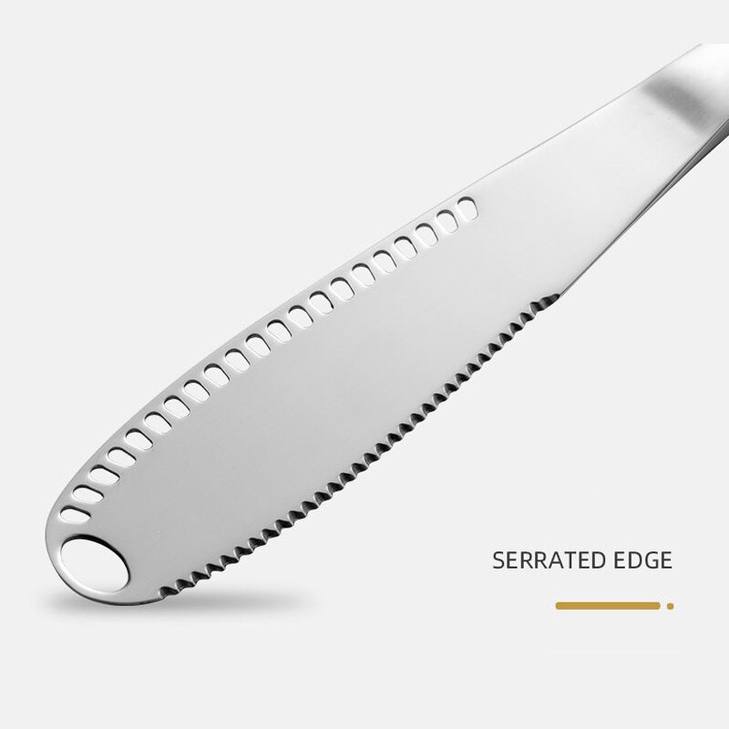 Stainless Steel Butter Spreader Cutter 3 in 1 Kitc... – Grandado