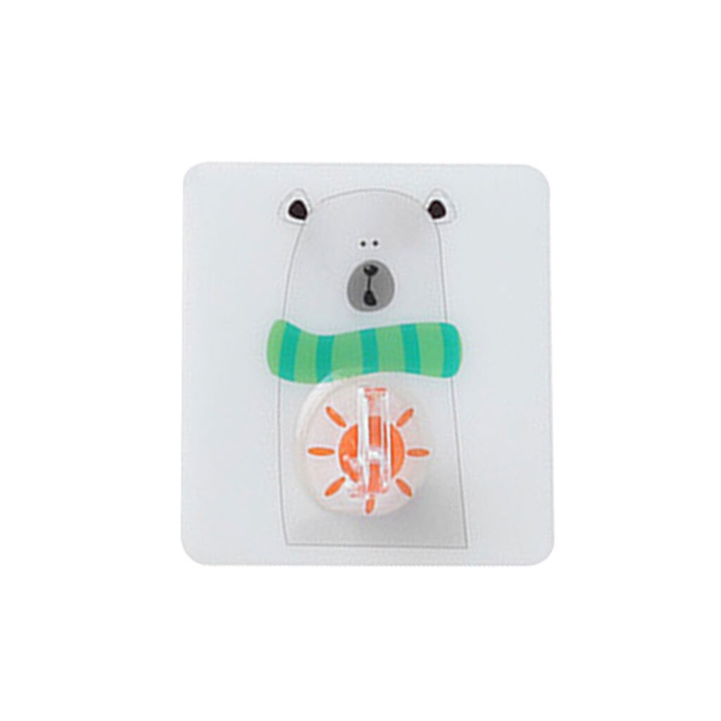 Cartoon Cute Animal Hooks Traceless Sticky Coat Ho... – Grandado