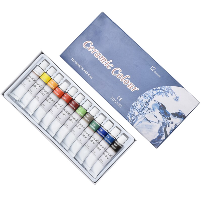 12 Colors Pottery No-bake Pigment Overglaze Cerami... – Grandado