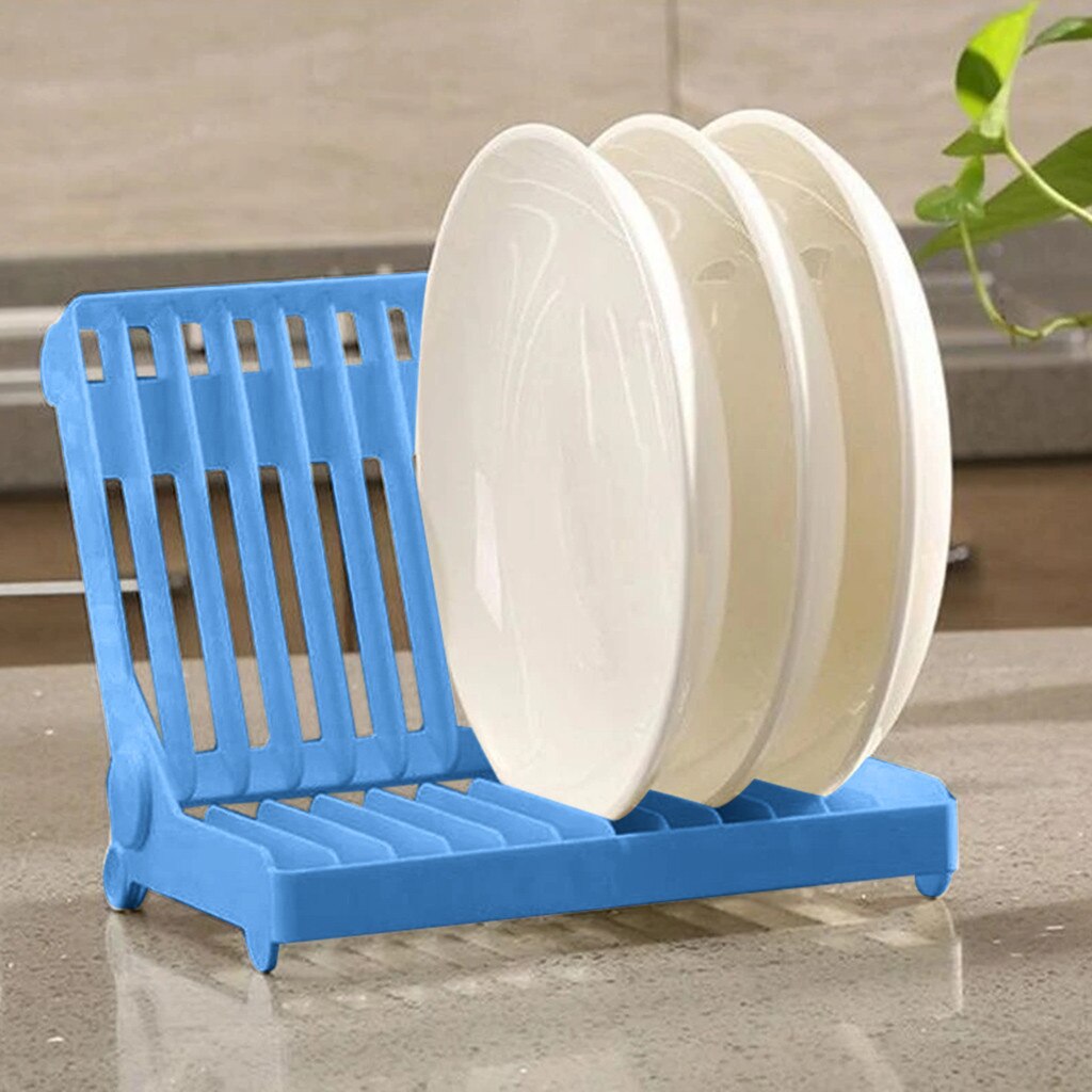 Kitchen Foldable Dish Plate Drying Rack Organizer ... – Grandado