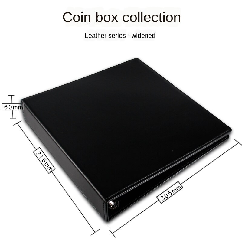 PCCB coin box leather loose-leaf collection (widen... – Grandado
