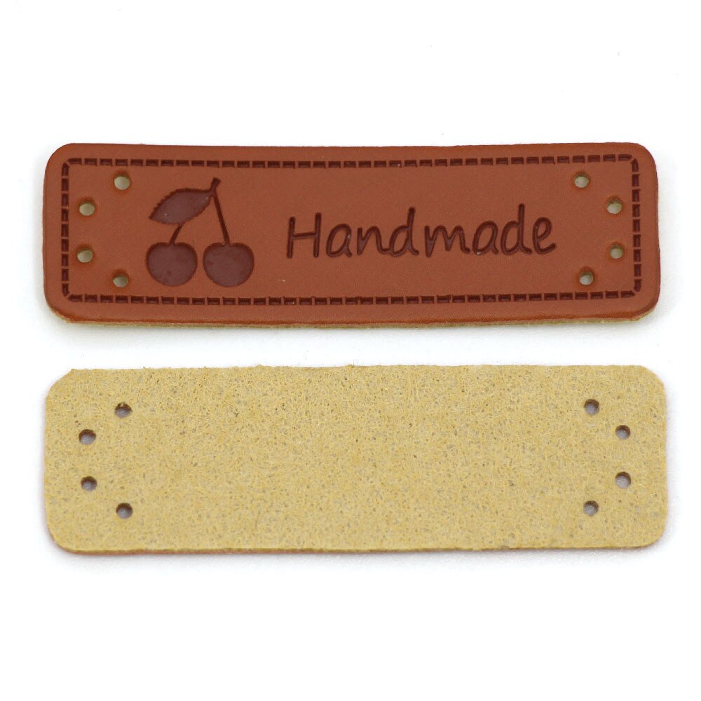 50Pcs 50x15mm Handmade Tags PU Faux Leather Labels... – Grandado 50Pcs 50x15mm Handmade Tags PU Faux Leather Labels... – Grandado
