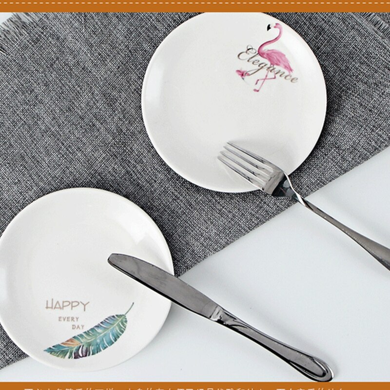 4 Pieces / Set of Ceramic Small Dish Paint Plate S... – Grandado