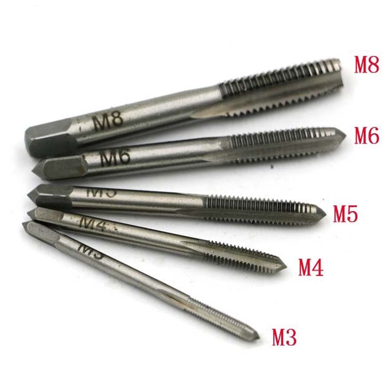 5pcs Hss Machine Screw Thread Metric Plug Tap Scre... – Vicedeal