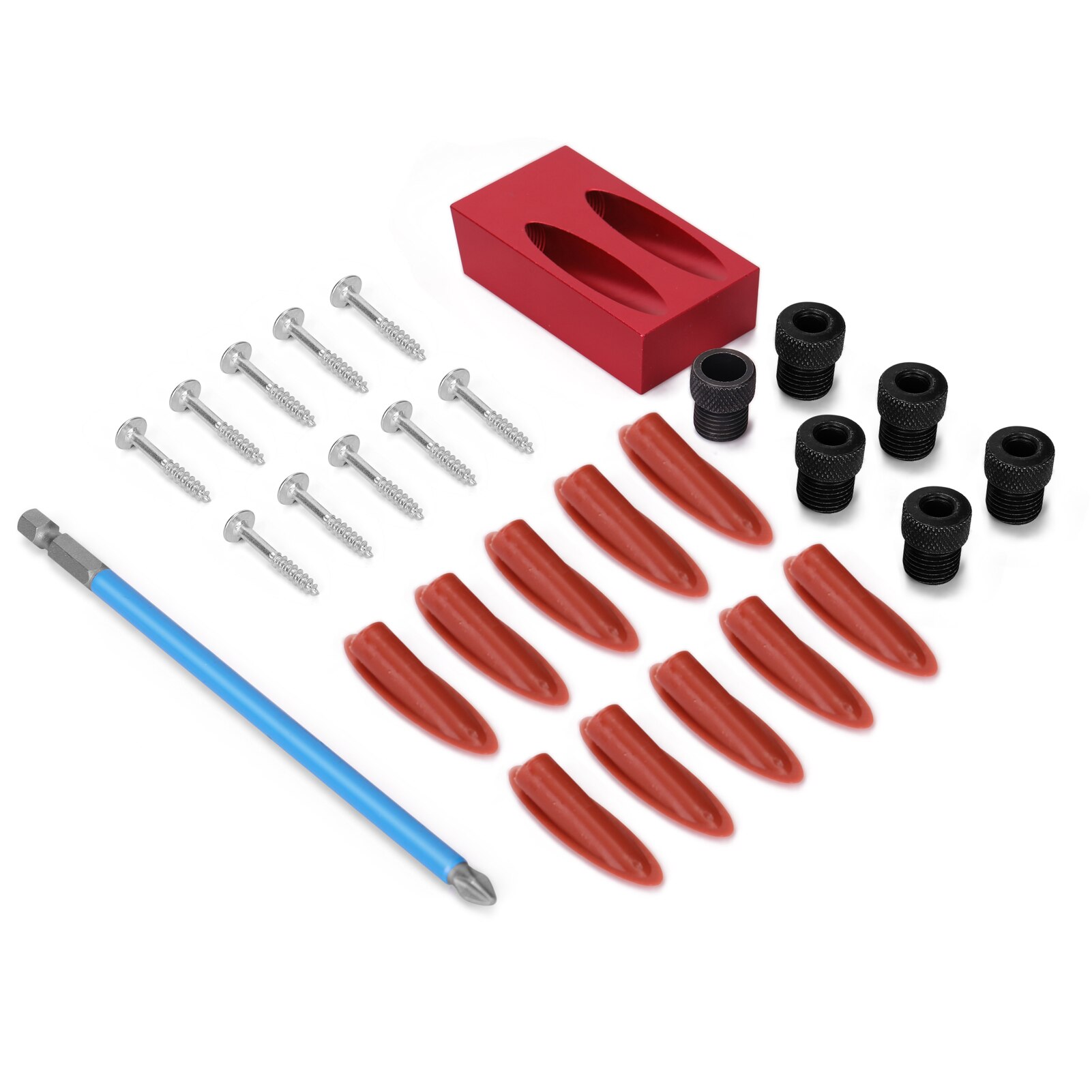 7Pcs/28Pcs 15° Woodworking Inclined Hole Locator D... – Grandado