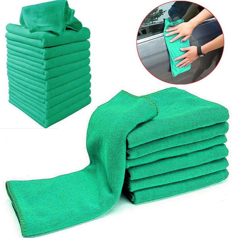 25*25 Dark Green Microfiber Towel Car Towel Daily ... – Grandado