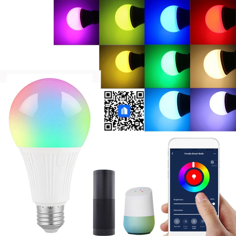 E27 E26 B22 Smart Wifi Bulb 10W Dimming Light Bulb... – Vicedeal