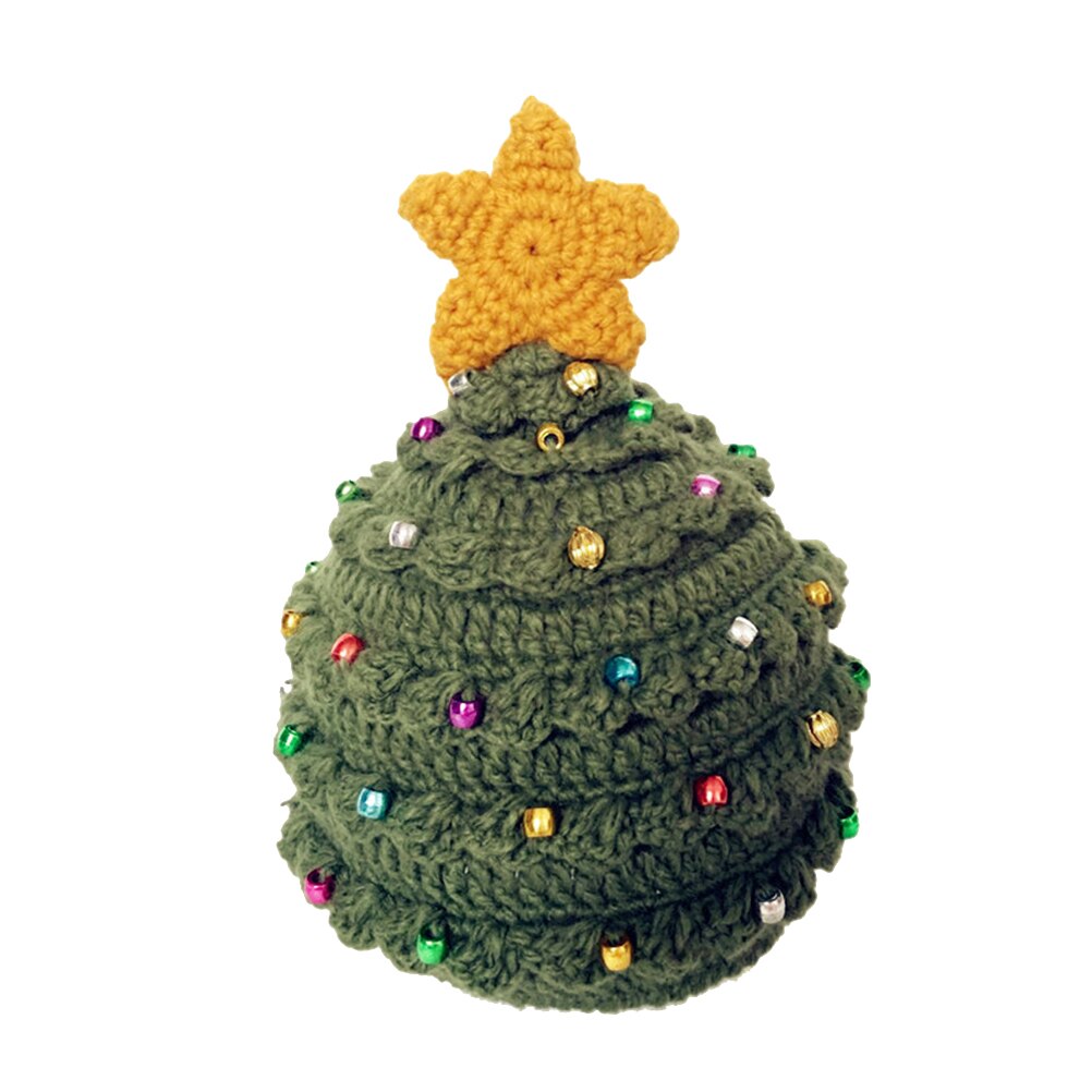Cute Christmas Hats Winter Cute Tree Hat Crochet L... – Vicedeal