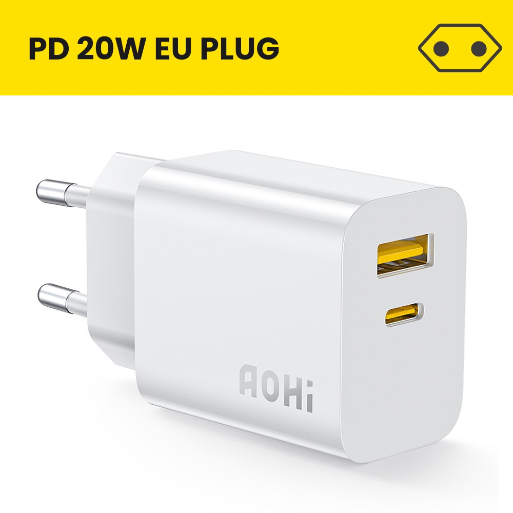 AOHI PD 20W USB C Charger Type C Fast Charge Charg... – Grandado