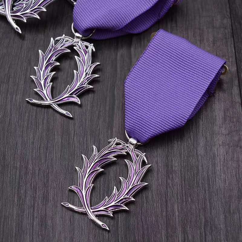 France Palm Leaf Purple Knight Medal Highest Honor... – Vicedeal
