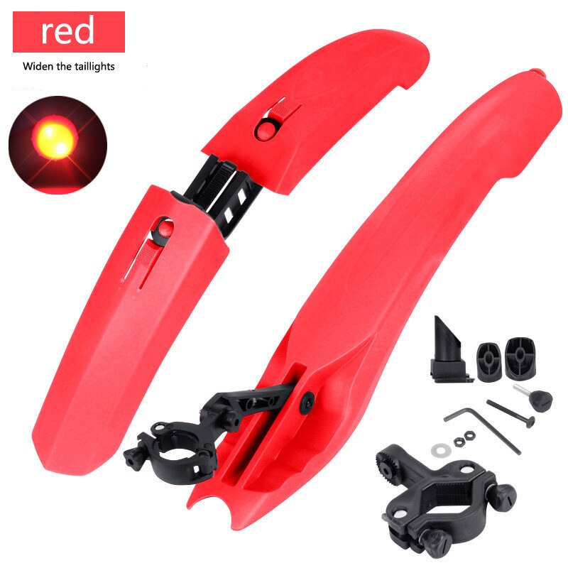 Snelle Demontage Fiets Spatbord Met Led Achterlich... – Vicedeal