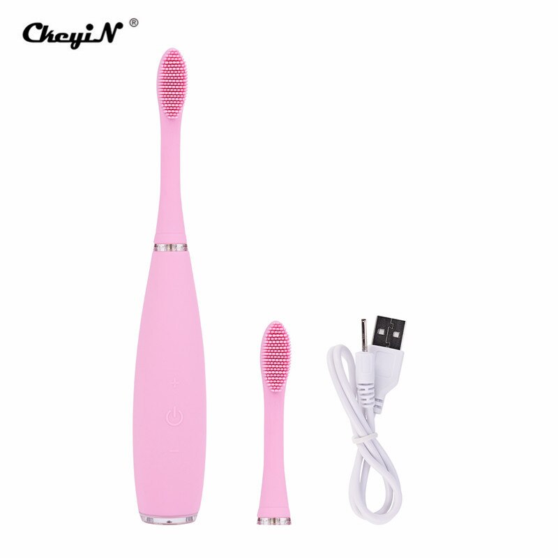 USB Rechargeable Sonic Silicone Toothbrush Dental ... – Grandado