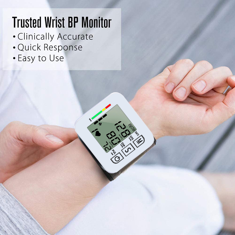 Automatic Digital Wrist Blood Pressure Monitor sph... – Grandado