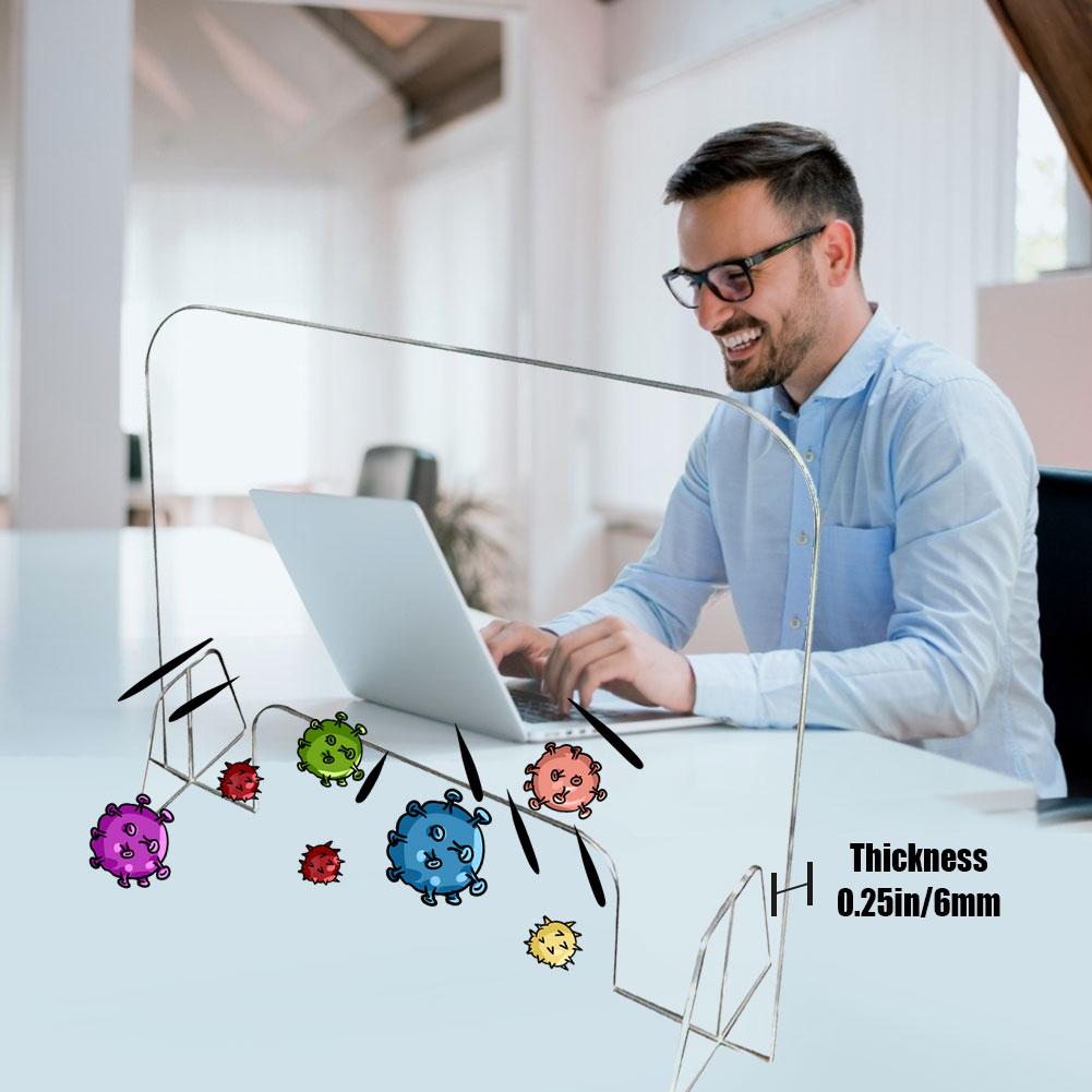 Transparent Isolation Protection Board Guard Sneez... – Grandado