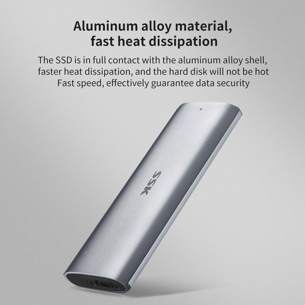 SSK M.2 SSD Case NVME Enclosure M.2 to USB Type C ... – Grandado