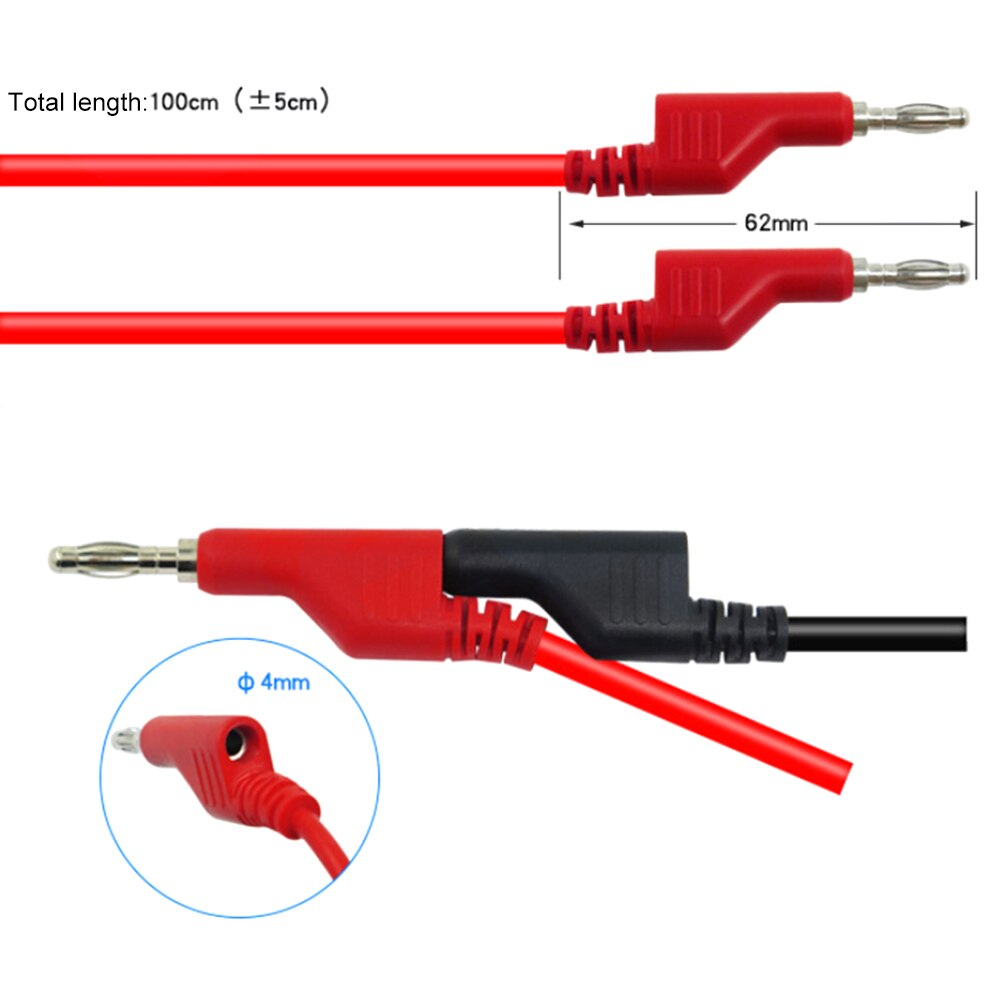 5 Stks/set Multimeter Test Kabels Double Ended Sta... – Vicedeal