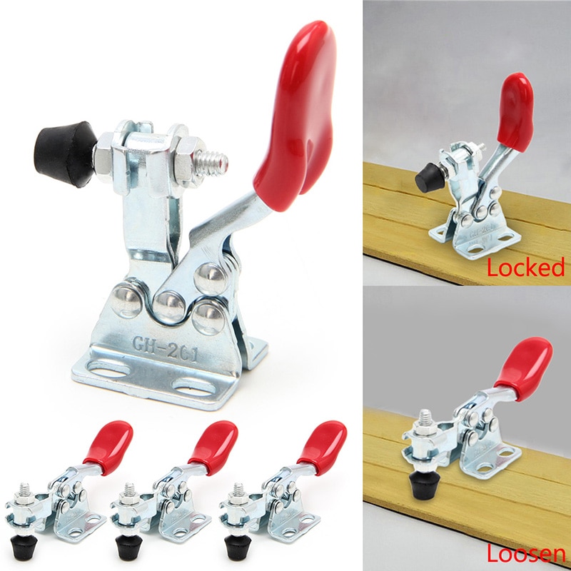 4Pcs GH-201 Metal Horizontale Toggle Clamp Quick R... – Grandado