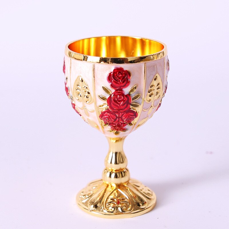 Vintage Wine Cup Goblet Home Metal Art Craft Decor... – Grandado