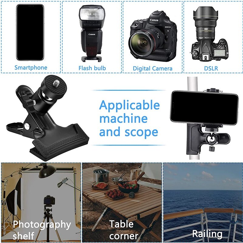 Camera Flash Mount 360 Graden Camera Klem Houder S... – Grandado