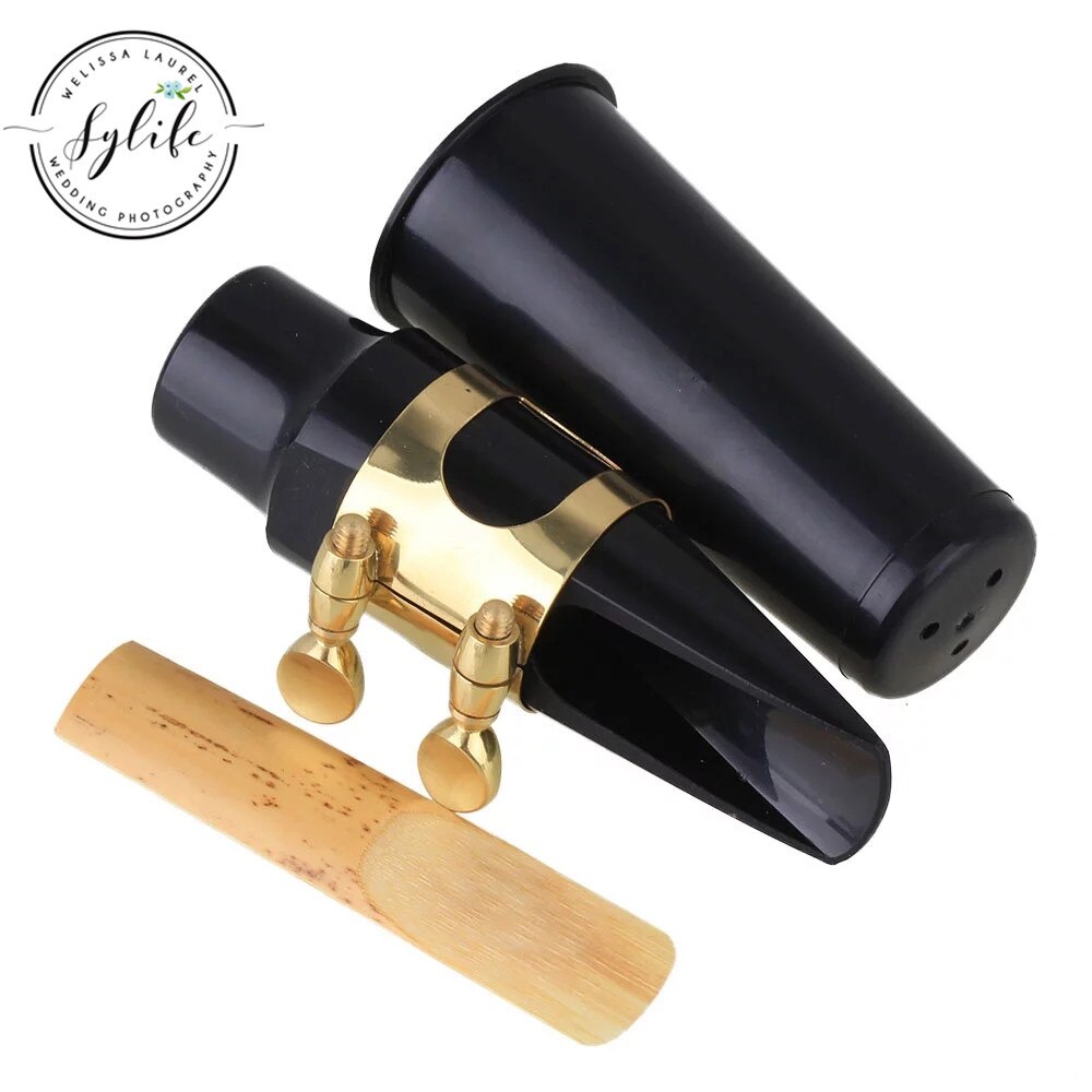 Gold Color Plastic 4# Saxophone Mouthpiece Kit Set... – Grandado