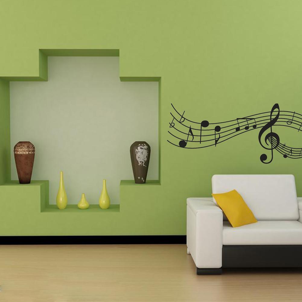 Wall Sticker Decor Music Notes Melody Wall Bedroom... – Grandado