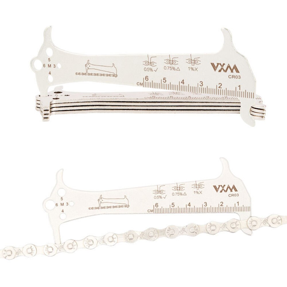 MTB Bike Chain Wear Indicator Ruler Bicycle Chains... – Vicedeal