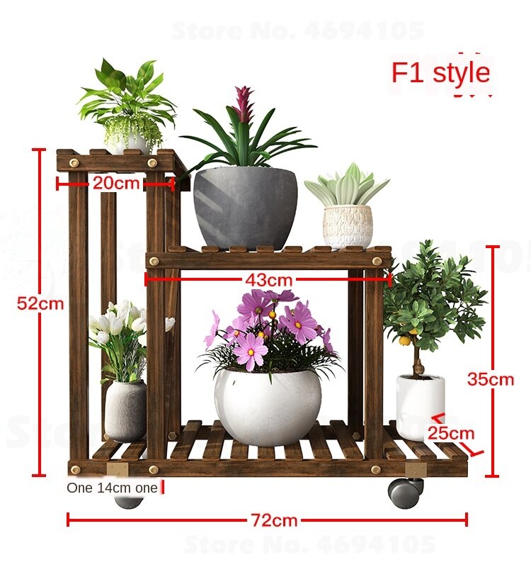 Flower shelf indoor and outdoor multi-storey home ... – Vicedeal