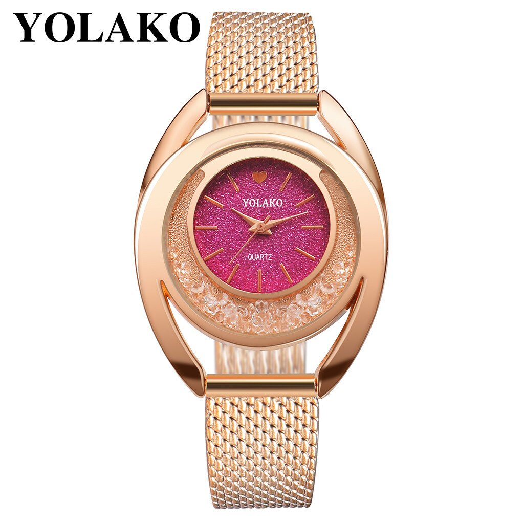 YOLAKO Women Watches Bracelet Quartz Clock Ladies ... – Vicedeal
