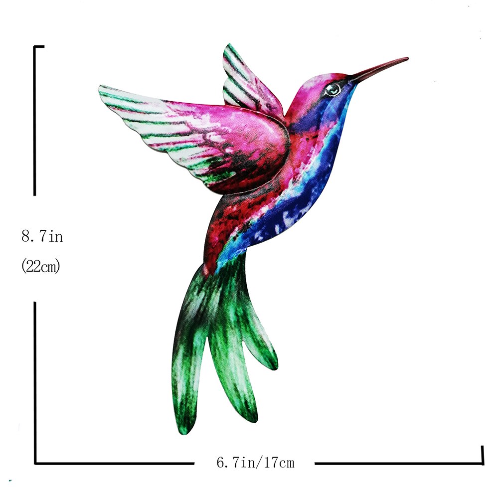 Hummingbird Big 23*17*0.8 Metal Bird Wall Art Scul... – Vicedeal