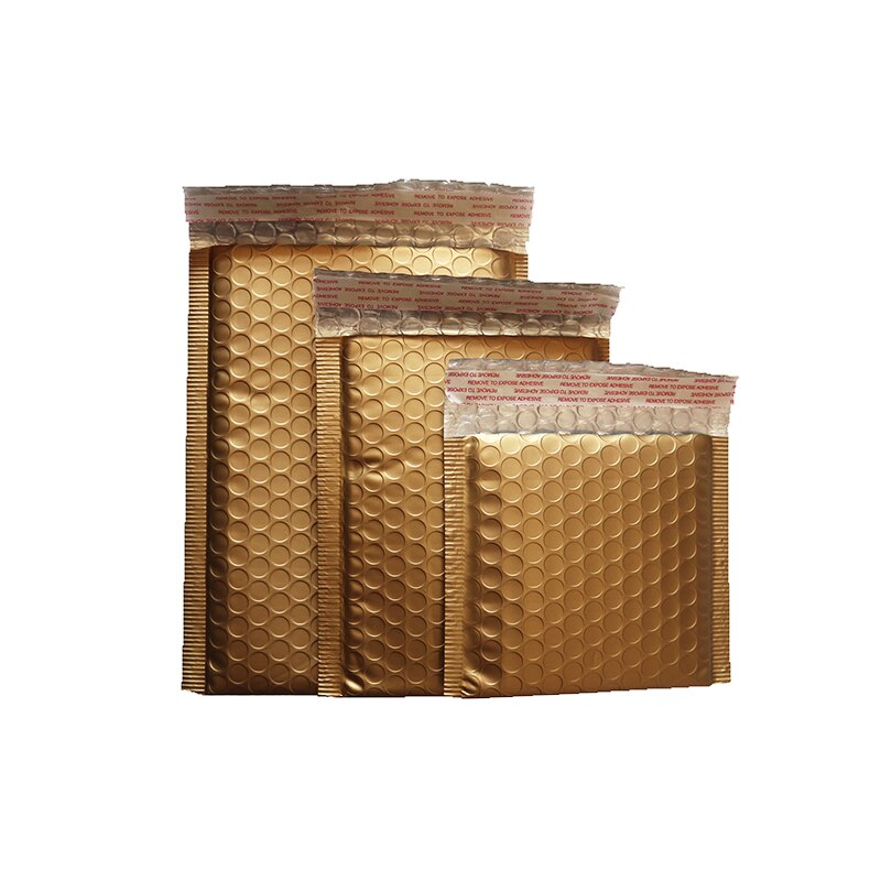 50Pcs Matte Goud Gealuminiseerd Film Bubble Mailer... – Grandado