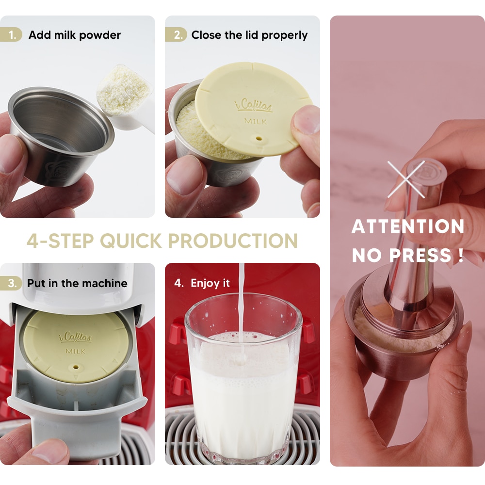 Reusable Coffee Milk Foam Capsule For Nescafe Dolc... – Grandado